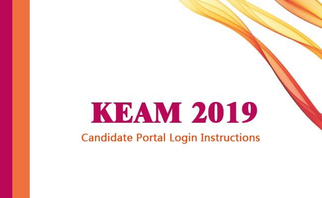 KEAM 2019 Candidate Portal Login Instructions - MixIndia