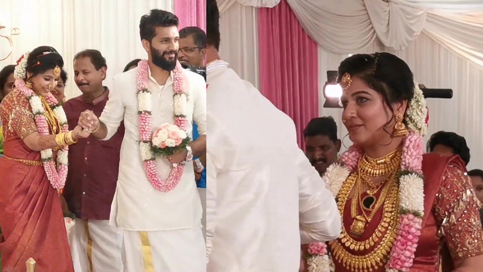 Actress Raksha Raj married to Arkaj; Santhwanam Actress Raksha Raj ...